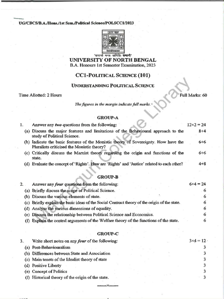 CC1 Political Science 101 Compressed (1) | PDF