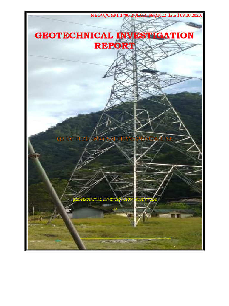 Loc 75 Soil Investigation Report | PDF | Deep Foundation | Earth Sciences