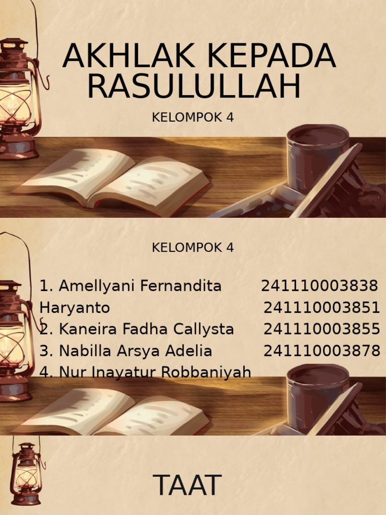 Kel.4 Pertemuan 5 Akhlaq | PDF