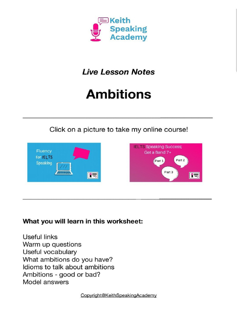 Ambition | PDF