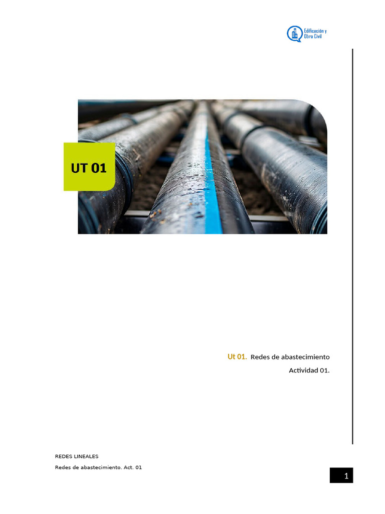 Ejer 1 Redes de abastecimiento | PDF