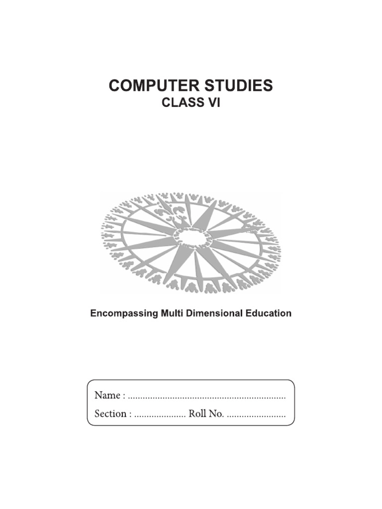 62 Computer Studies - Class Vi | PDF