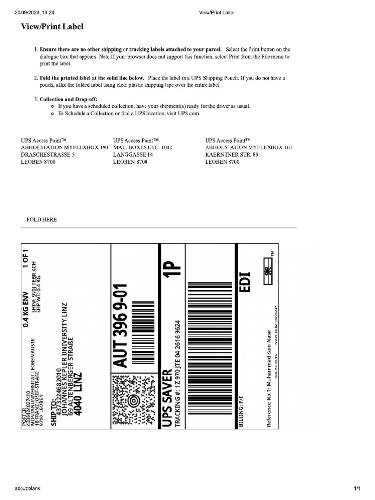 Shipment Label | PDF