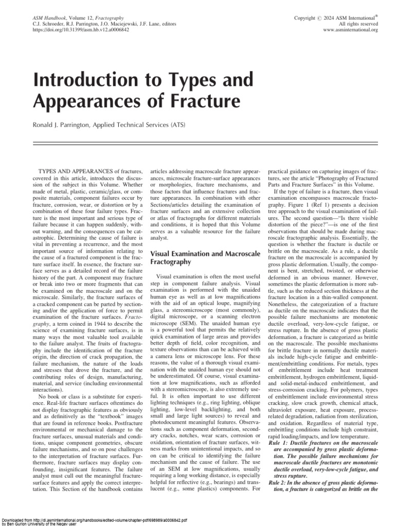 07 Introduction to Types and Appearances of Fracture | PDF | Fracture ...