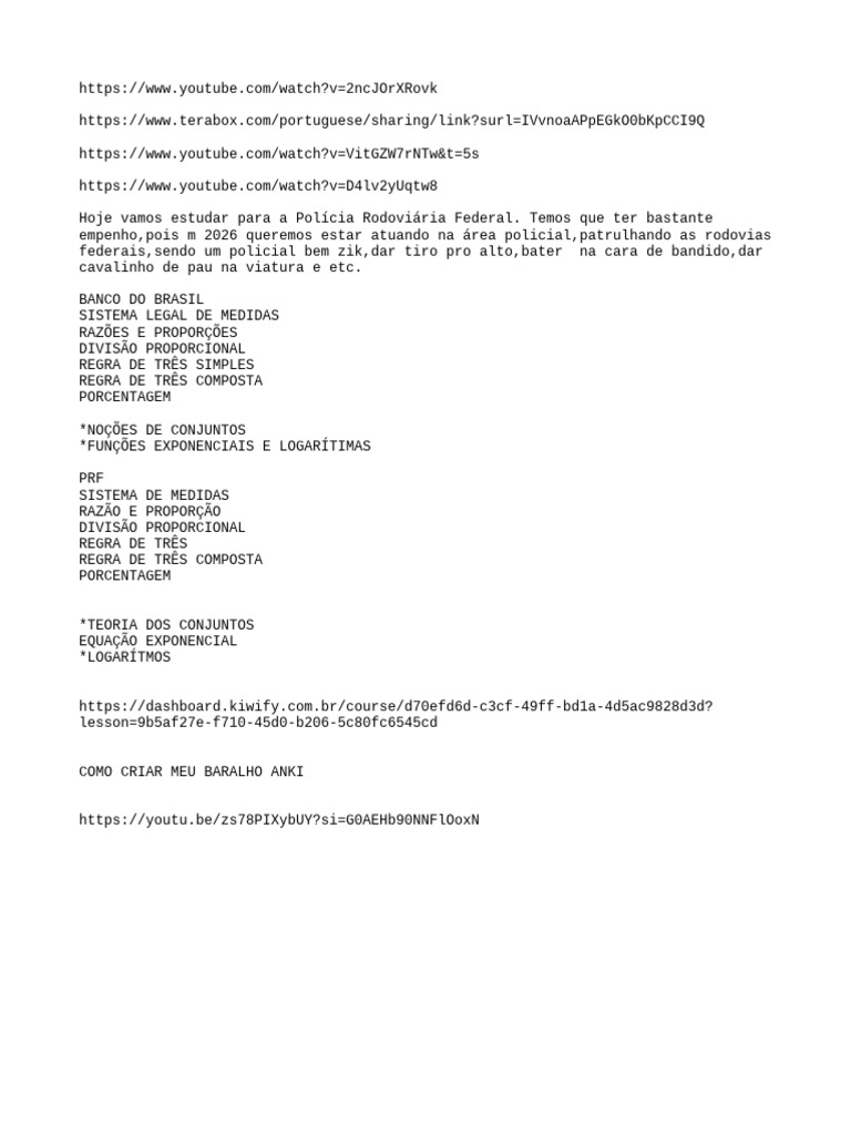 BANCO DO BRASIL+ ANKI | PDF