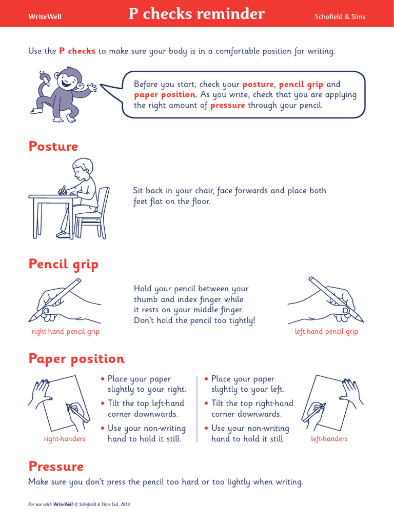 Writewell P Checks Reminder | PDF