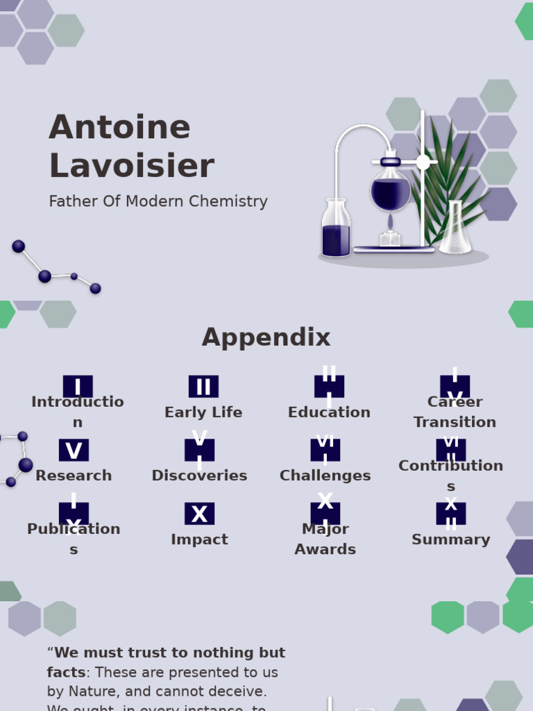 Antoine Lavoisier | PDF | Chemistry | Science
