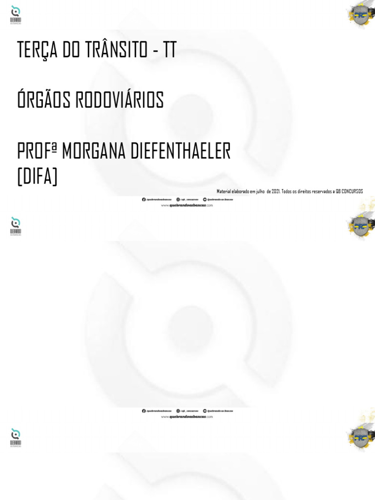 TT66 - rodoviarios | PDF | Tráfego | Rodovia
