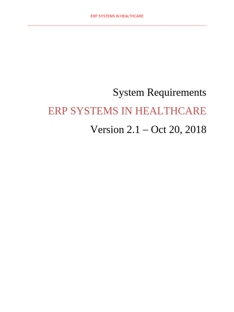 system_requirements_template | PDF | Enterprise Resource Planning ...