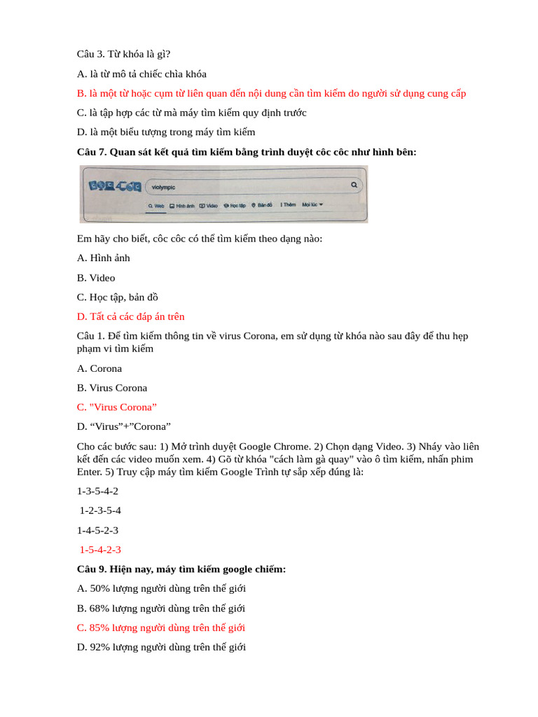 Tin Trac Nghiem | PDF