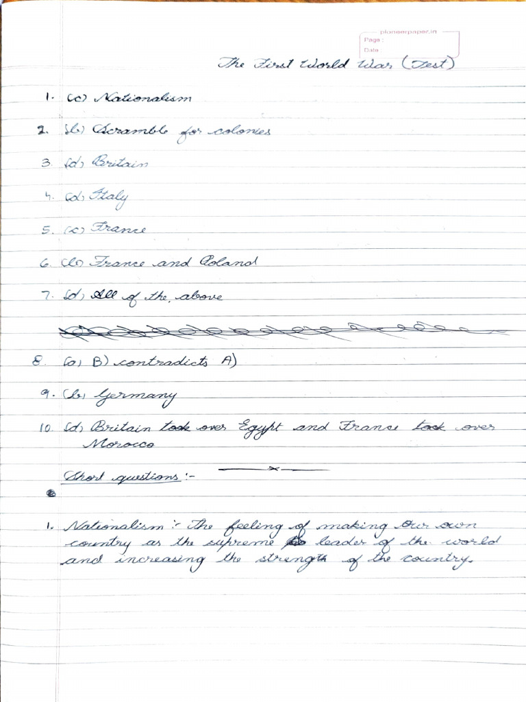 World War 1 Overview and Causes | PDF