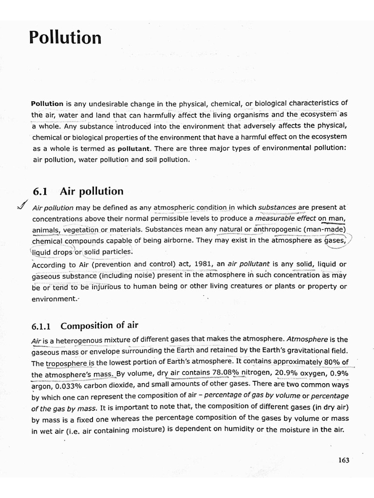 Air Pollution | PDF