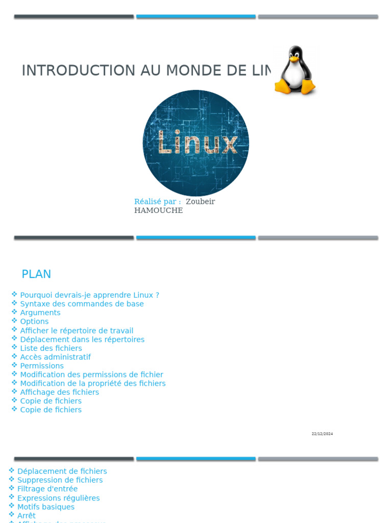 Introduction au monde de Linux | PDF | Linux | Interface en ligne de commande