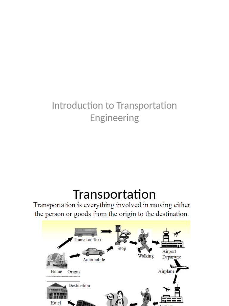 Lecture 01 - Introduction To Transportation Engineering | PDF | Runway ...