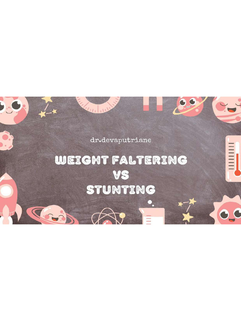 Materi Stunting Dan Weight Faltering | PDF