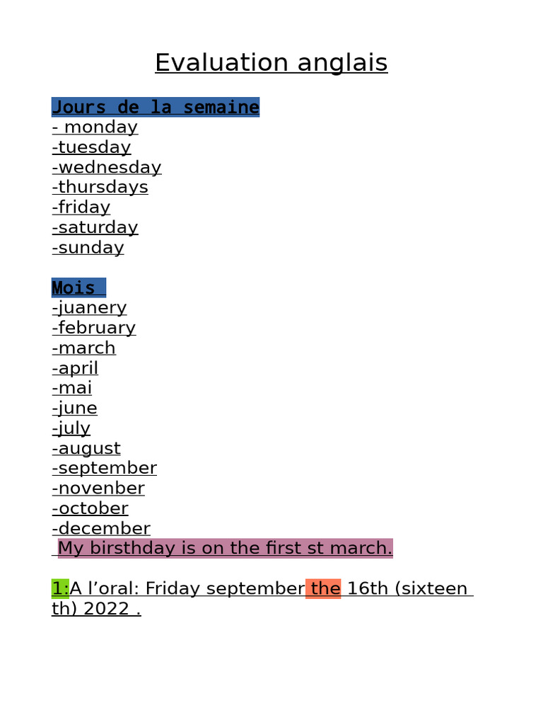 Devoir Anglais | PDF