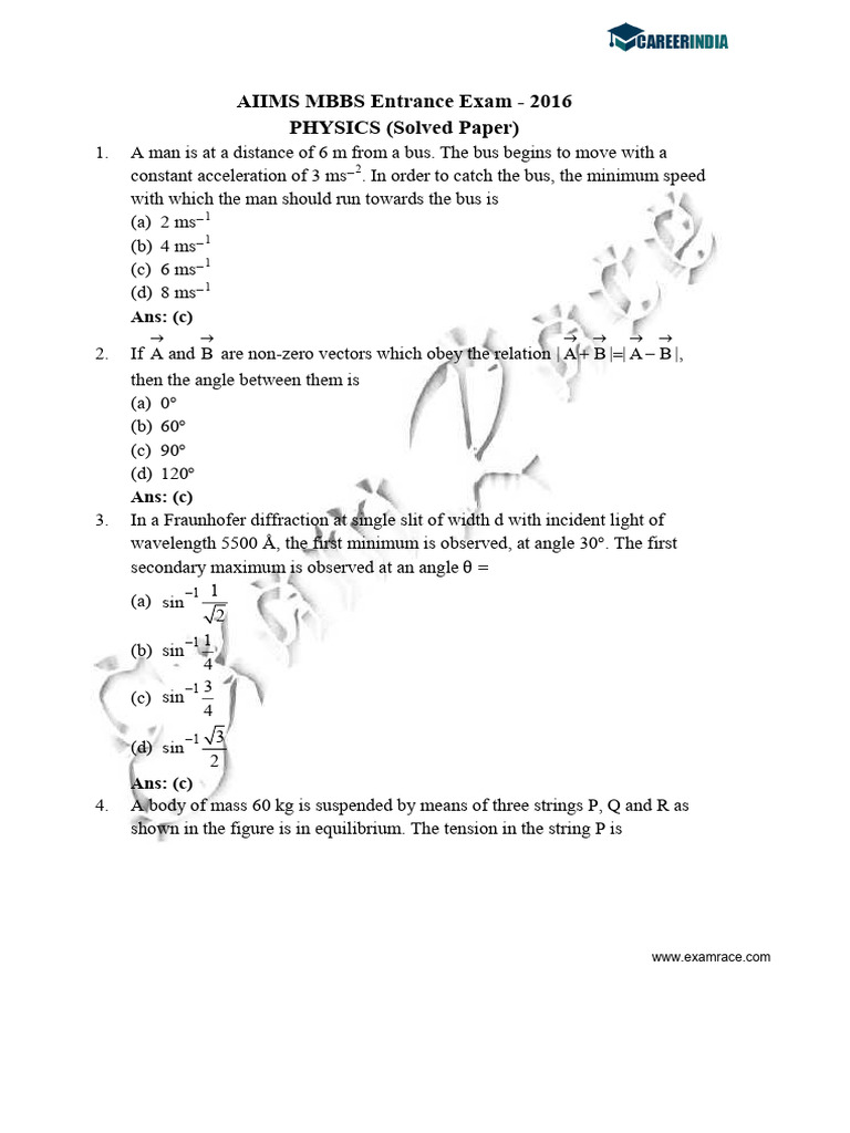 Physics Problem Set and Solutions | PDF | Neutron | Diffraction