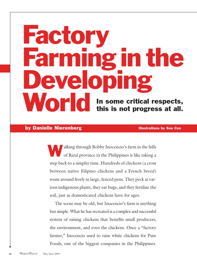 Factory Farming in The Developing World | PDF | Intensive Animal ...