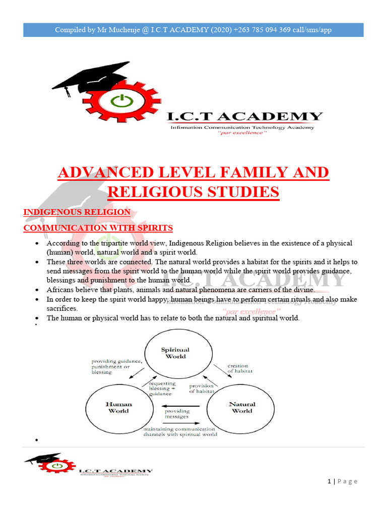 Indigenous Religion Lesson 4 Communication With Spirits | PDF | Prayer ...