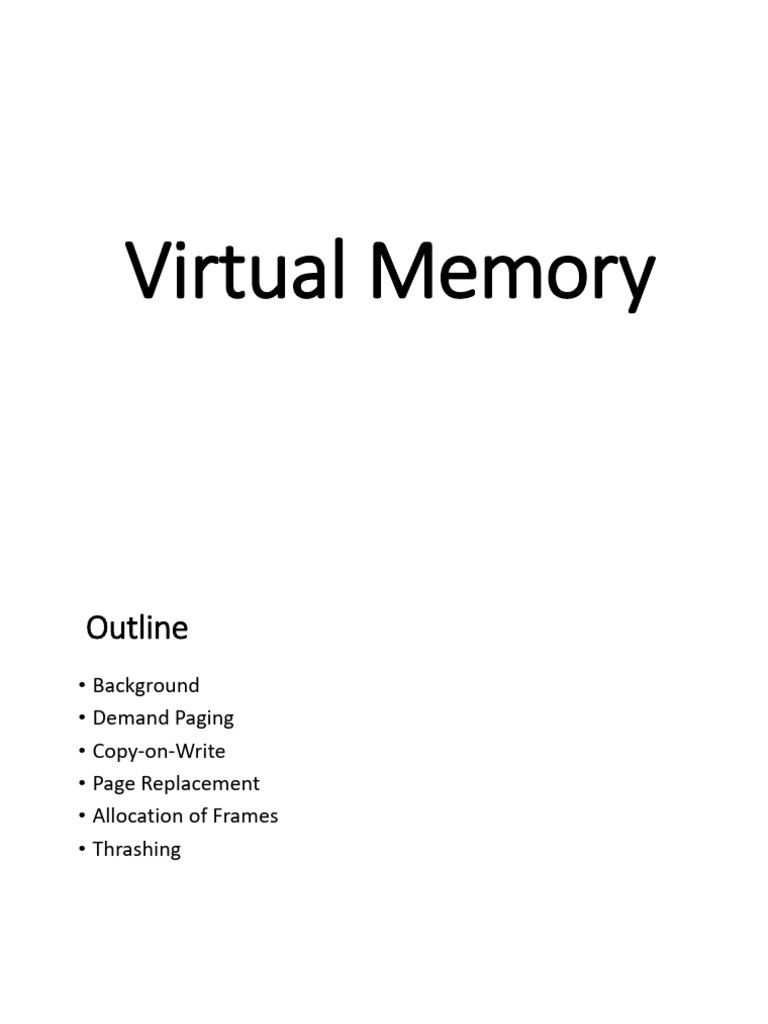 OS_11__Virtual_Memory | PDF | Process (Computing) | Operating System OS_11__Virtual_Memory | PDF | Process (Computing) | Operating System