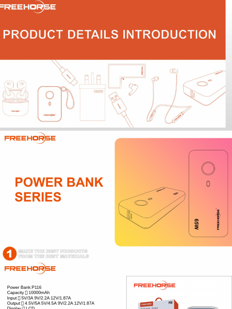 20240908freehorse Power Bank Price List | PDF