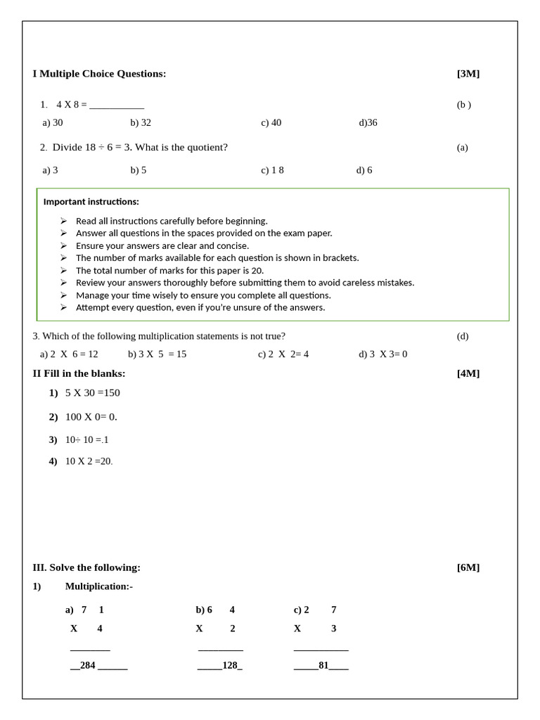 Grade2 Math AK 24 25 | PDF | Division (Mathematics) | Elementary Mathematics