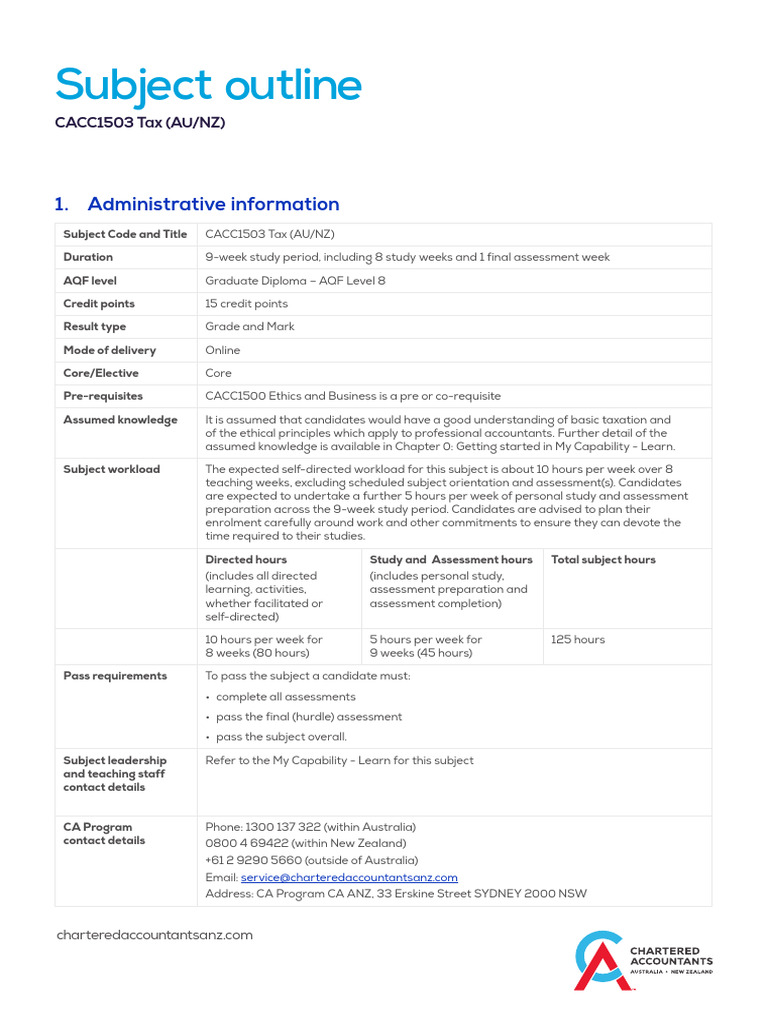 Subject Outline | PDF | Academic Integrity | Academic Dishonesty