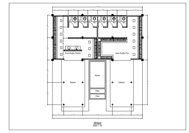Wudhu Area Layout Plan | PDF