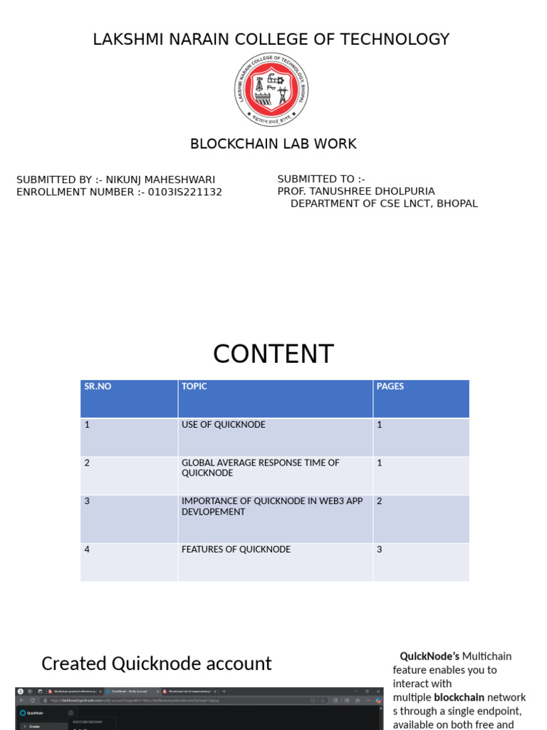 Overview To Quicknode[1] N Pdf Information Science Computing