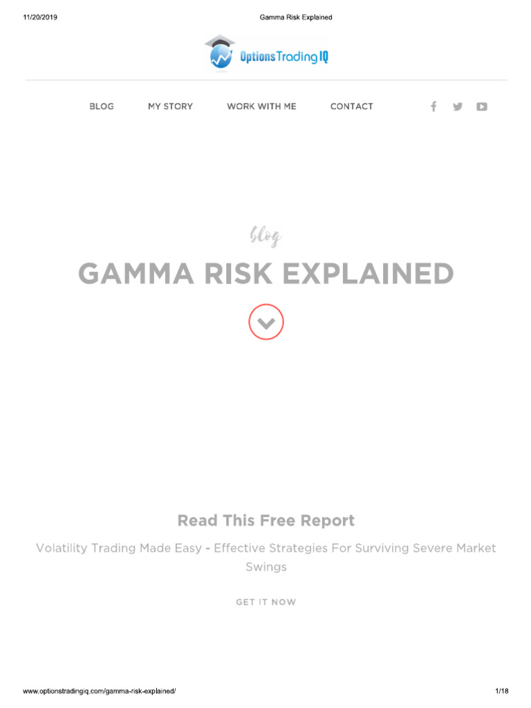 Gamma Risk Explained | PDF