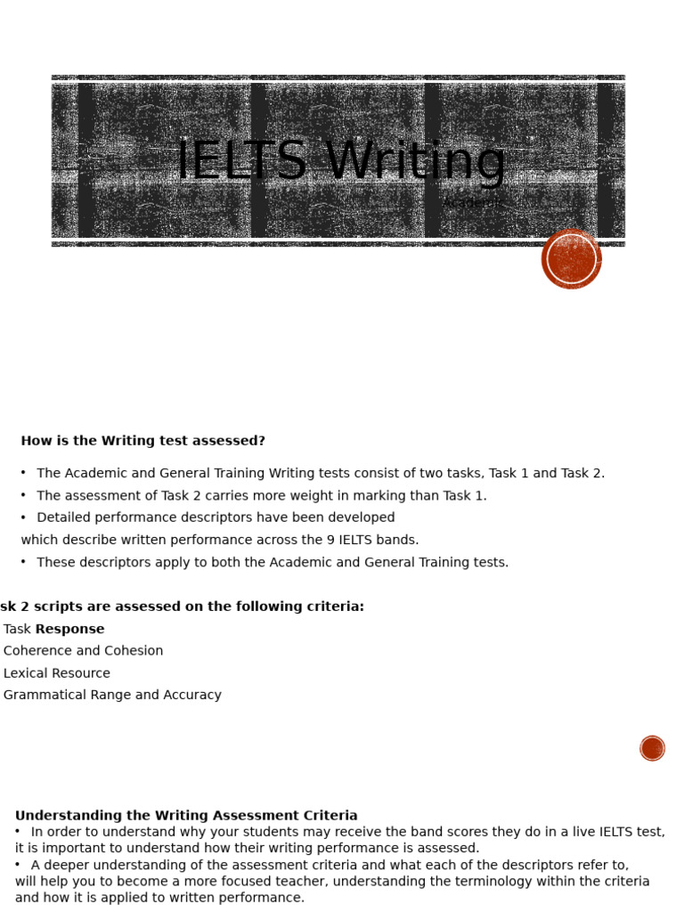 Writing Criteria | PDF | International English Language Testing System ...