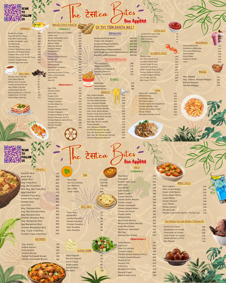 Zomato MENU CARD | PDF | Pasta | Curry