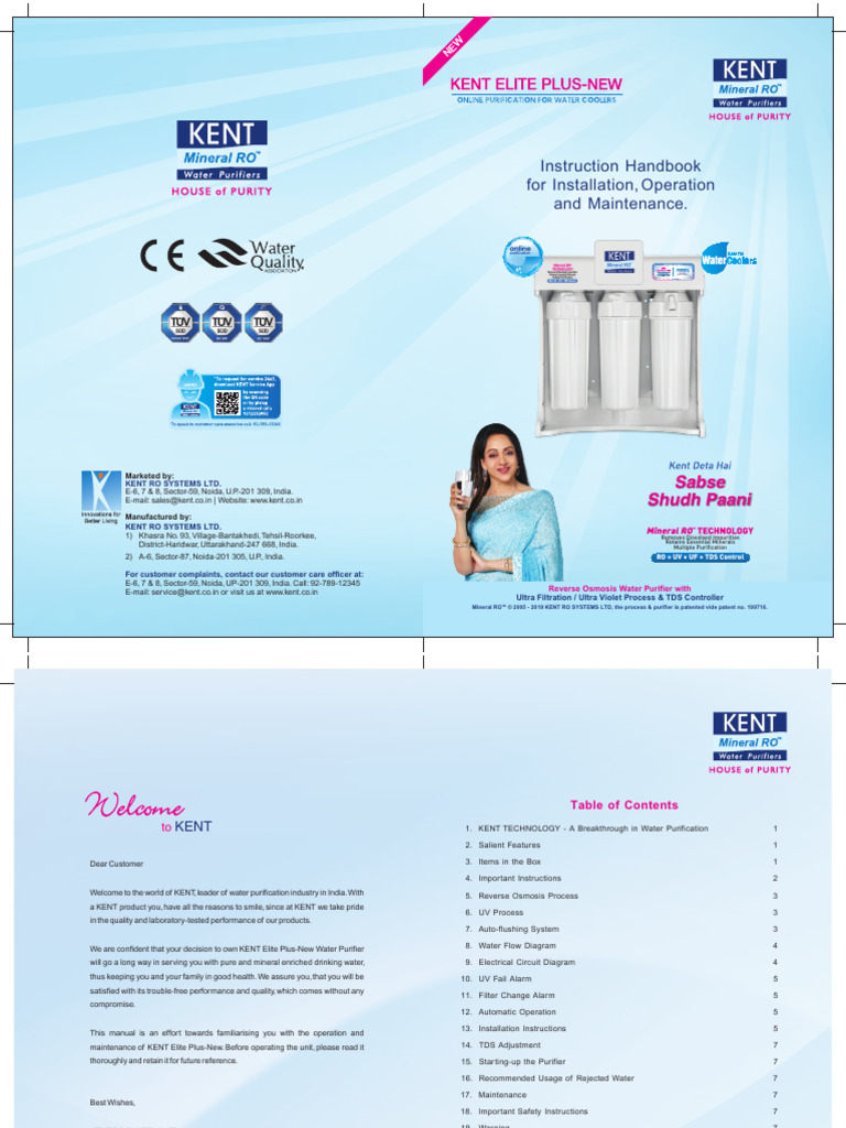 Kent Elite Plus New 11148 | PDF