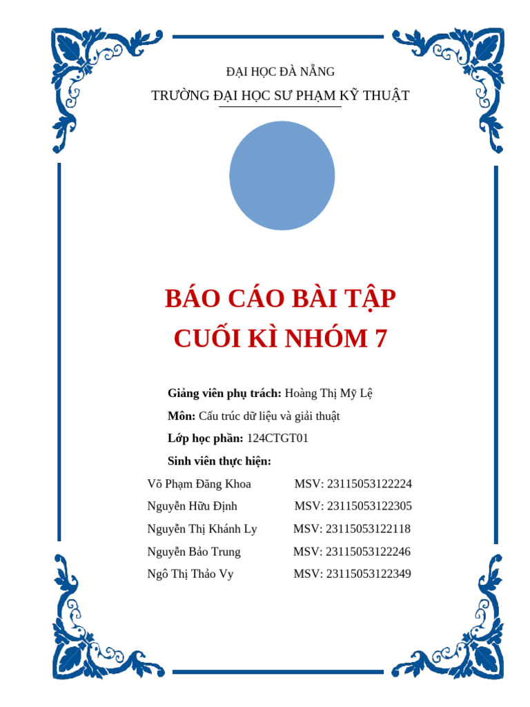 Nhóm 07 - CTDL> | PDF