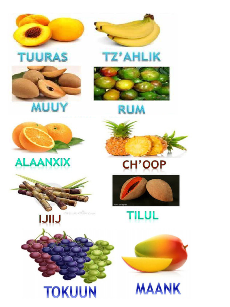 Frutas y Verduras en Poqoman | PDF
