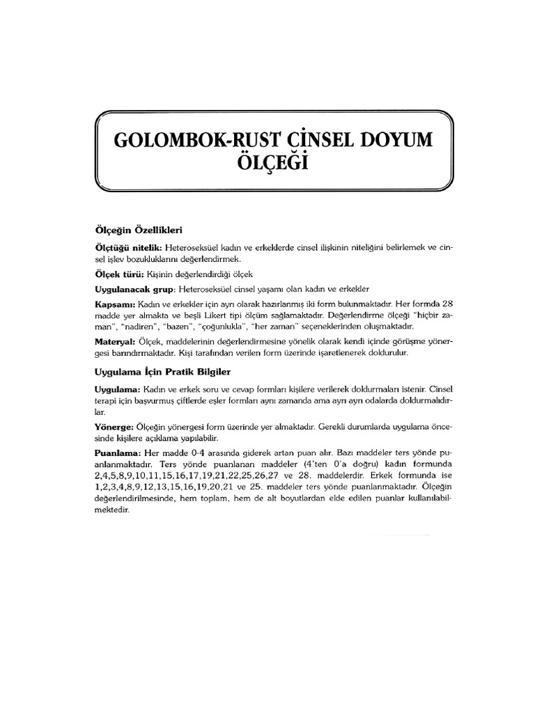 Golombok A | PDF