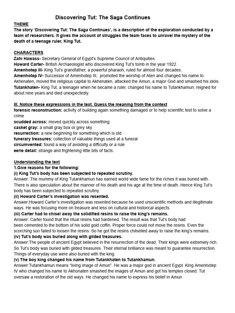 King Tut's Death: Unraveling Mysteries | PDF | Tutankhamun | Akhenaten