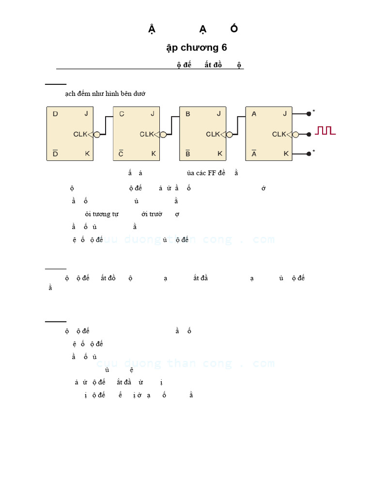Nhap-Mon-Mach-So - Ho-Ngoc-Diem - Bai-Tap-Chuong-6 - (Cuuduongthancong - Com) | PDF