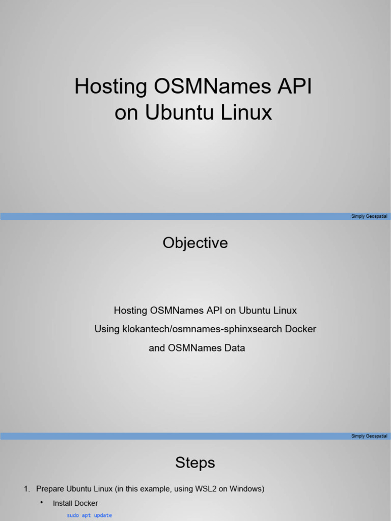 03 Hosting Osm Names | PDF