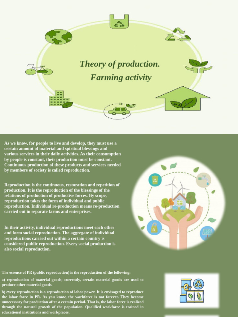 Topic 3. Theory of Production. Farming Activity | PDF | Factors Of ...