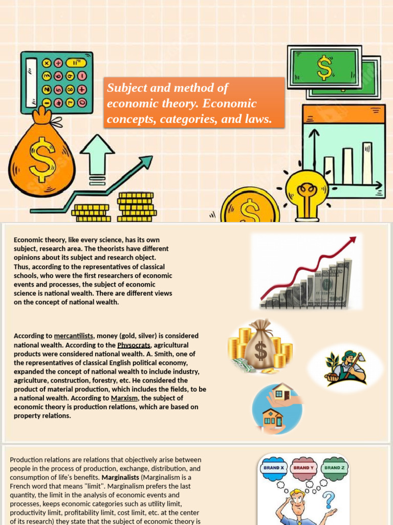 Topic 2. Subject and Method of Economic Theory | PDF | Economics ...