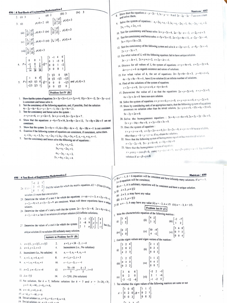 La Matrices 03 Pdf Eigenvalues And Eigenvectors Matrix
