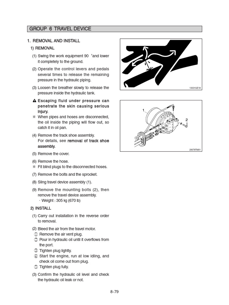 Hydraulic Motor Maintenance Guide | PDF | Screw | Piston