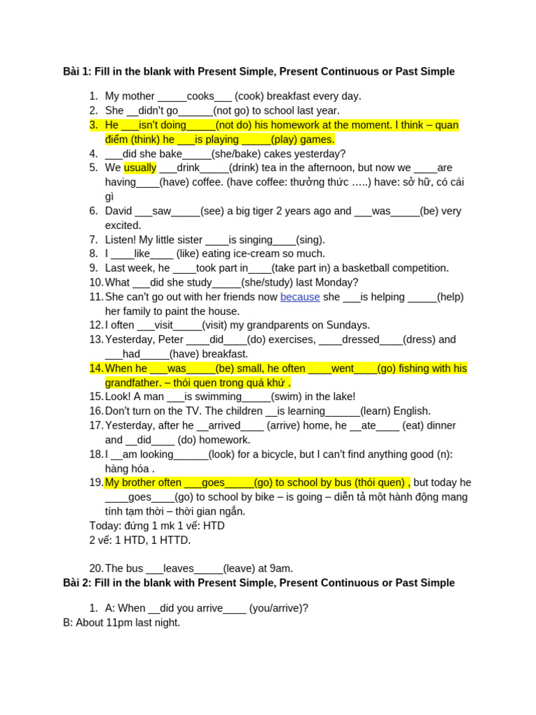 bAI TÂP HTD HTTD, QKD, QKTD | PDF