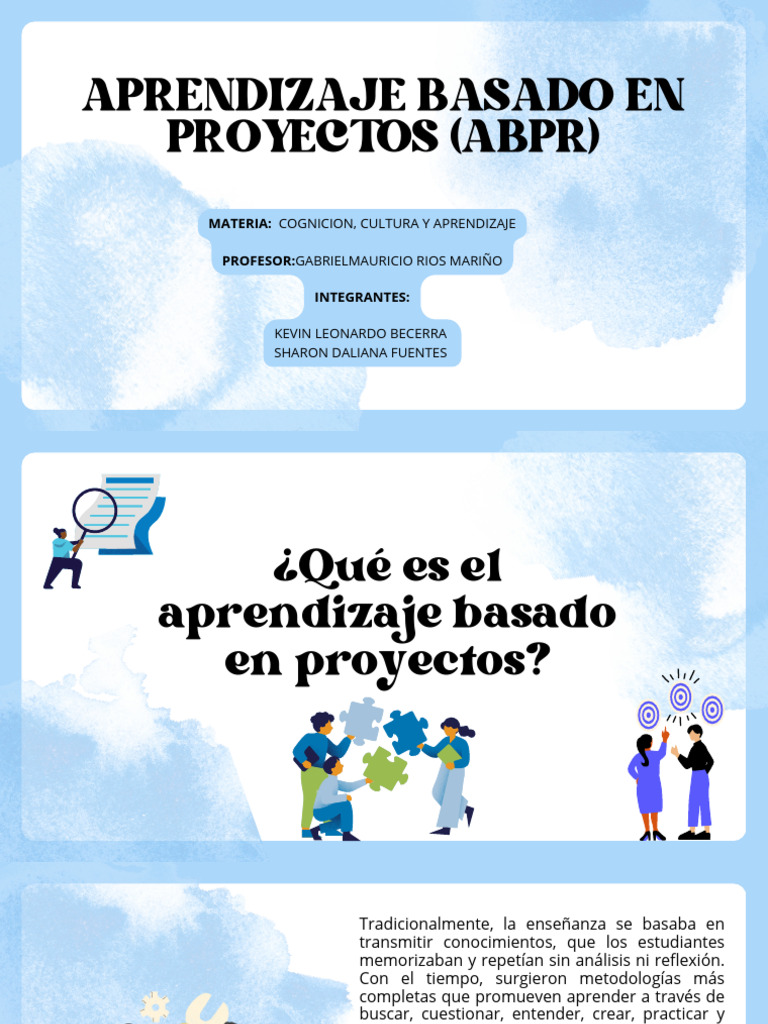 Aprendizaje Basado en Proyectos (Abpr) - 20241118 - 203919 - 0000 | PDF ...