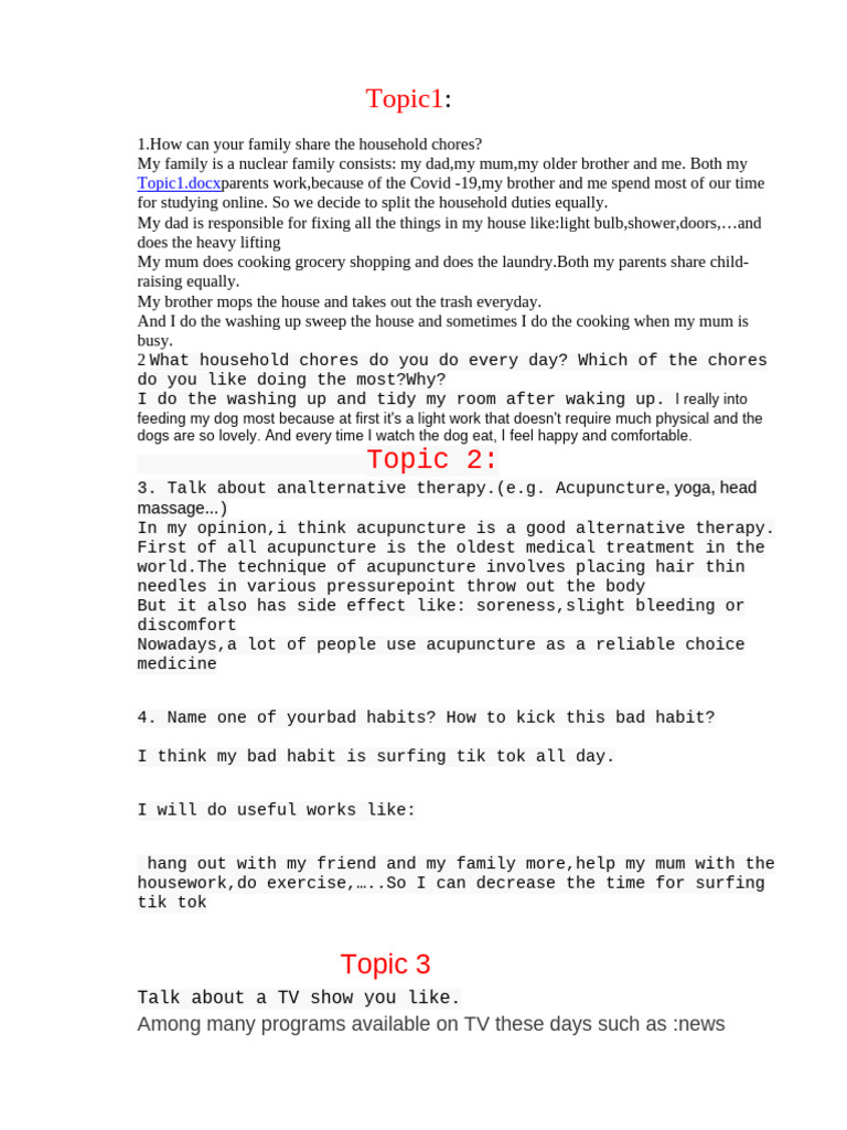 Topic1 | PDF | Acupuncture