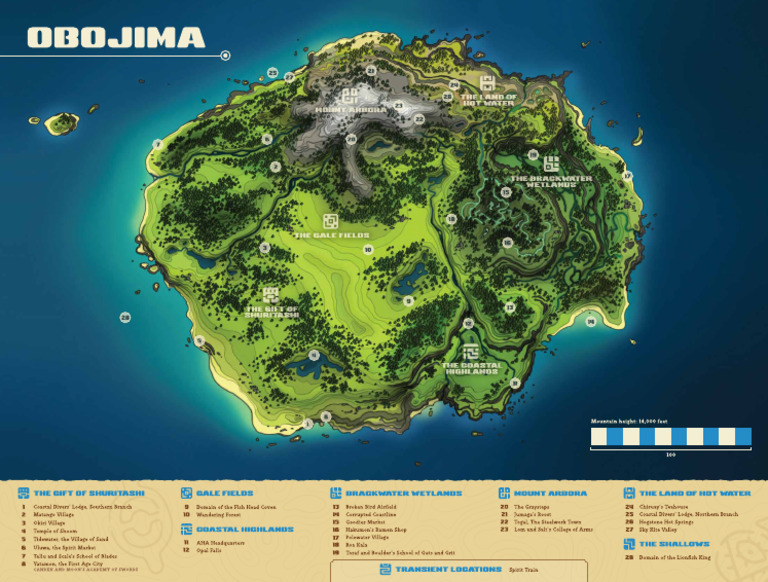 Obojima Island Map | PDF