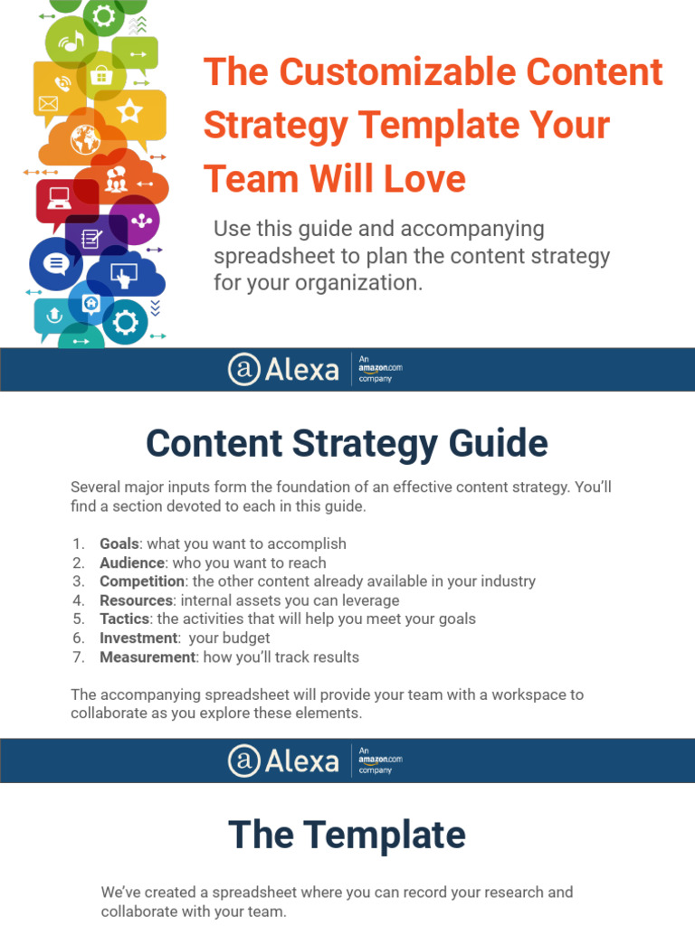 Content Strategy Template | PDF | Target Audience | Search Engine ...