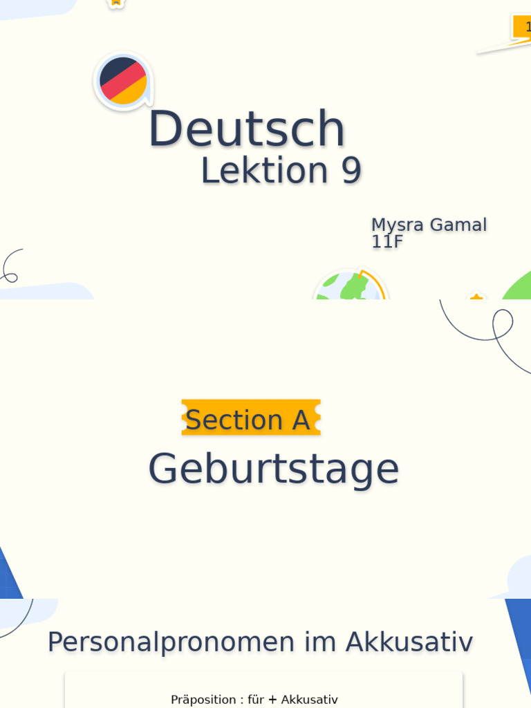 Mysra-Deutsch Lektion 9 | PDF