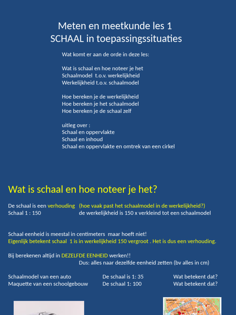 MM Les 1 Schaal Wikiwijs | PDF